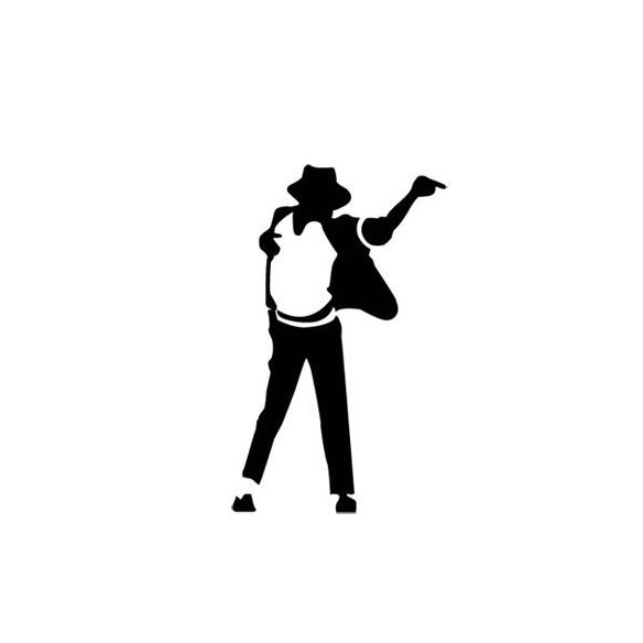 Sticker decorativ Michael Jackson Dancing